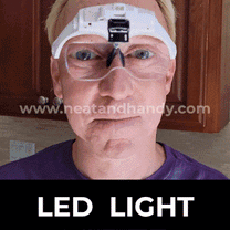 VISION AID Magnifying Glasses with A Storage Case (USB Rechargeable ...